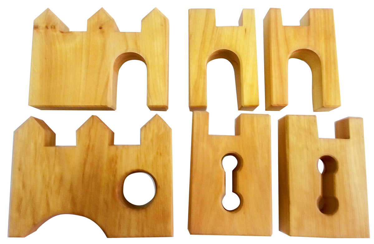 Bauspiel Castle Extension Set 6 pieces – Enchanted Little Oak