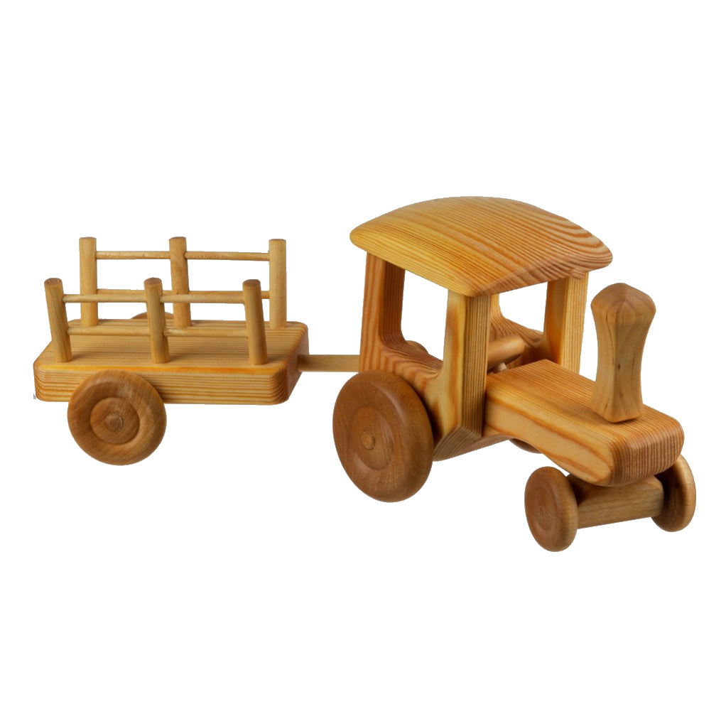 Debresk Big Tractor with Cart – Enchanted Little Oak