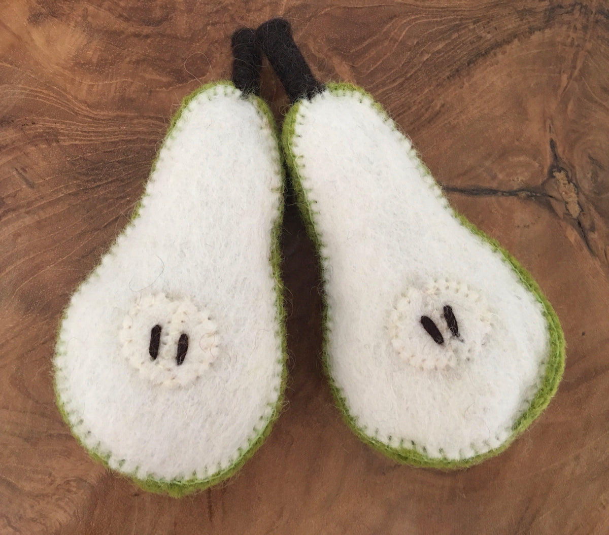 Papoose Fair Trade Pear Halves- 2 pieces – Enchanted Little Oak