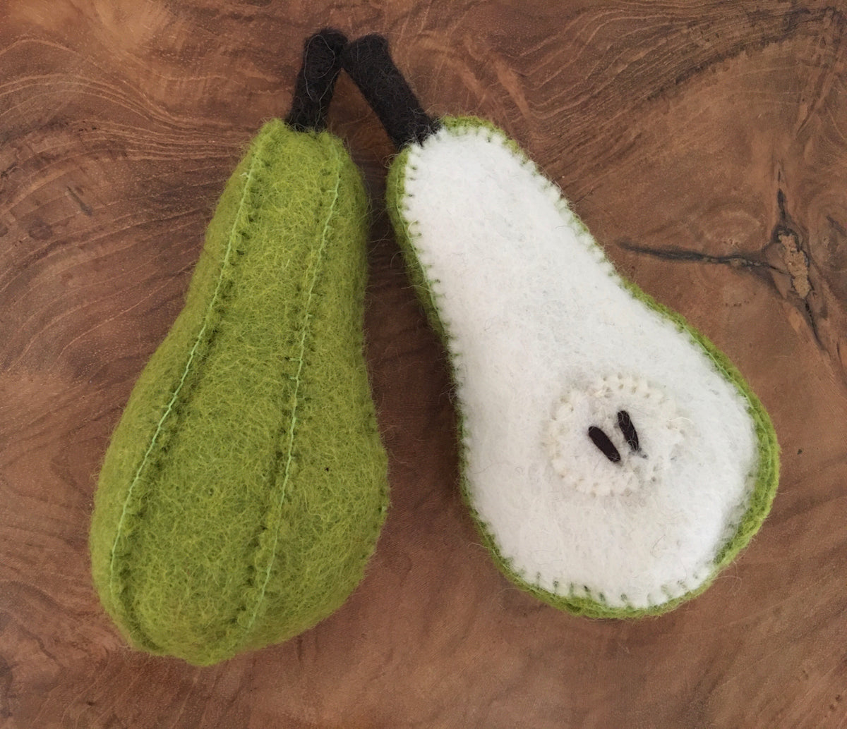 Papoose Fair Trade Pear Halves- 2 pieces – Enchanted Little Oak